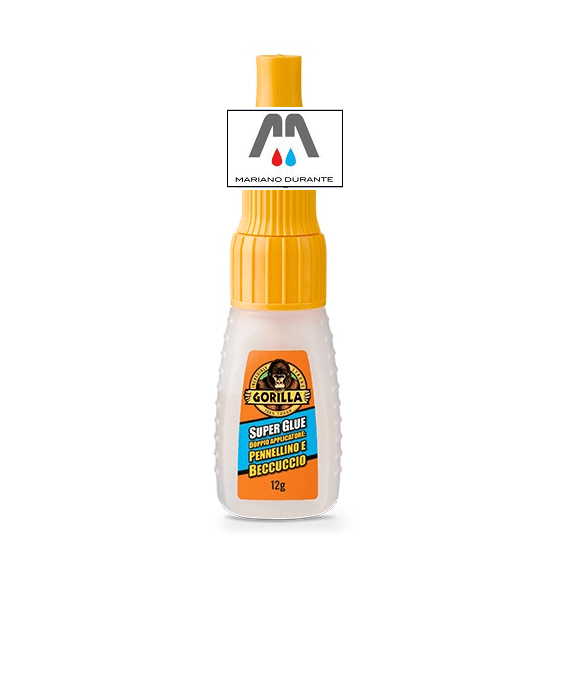 COLLA GORILLA SUPER GLUE 12 GR DOPPIO APPLICATORE PENNELLO POLIURETANO ...
